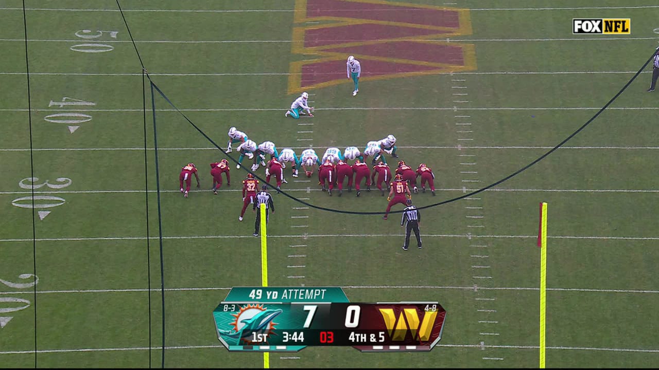 Miami Dolphins kicker Jason Sanders' 49-yard FG extends Fins' lead to ...