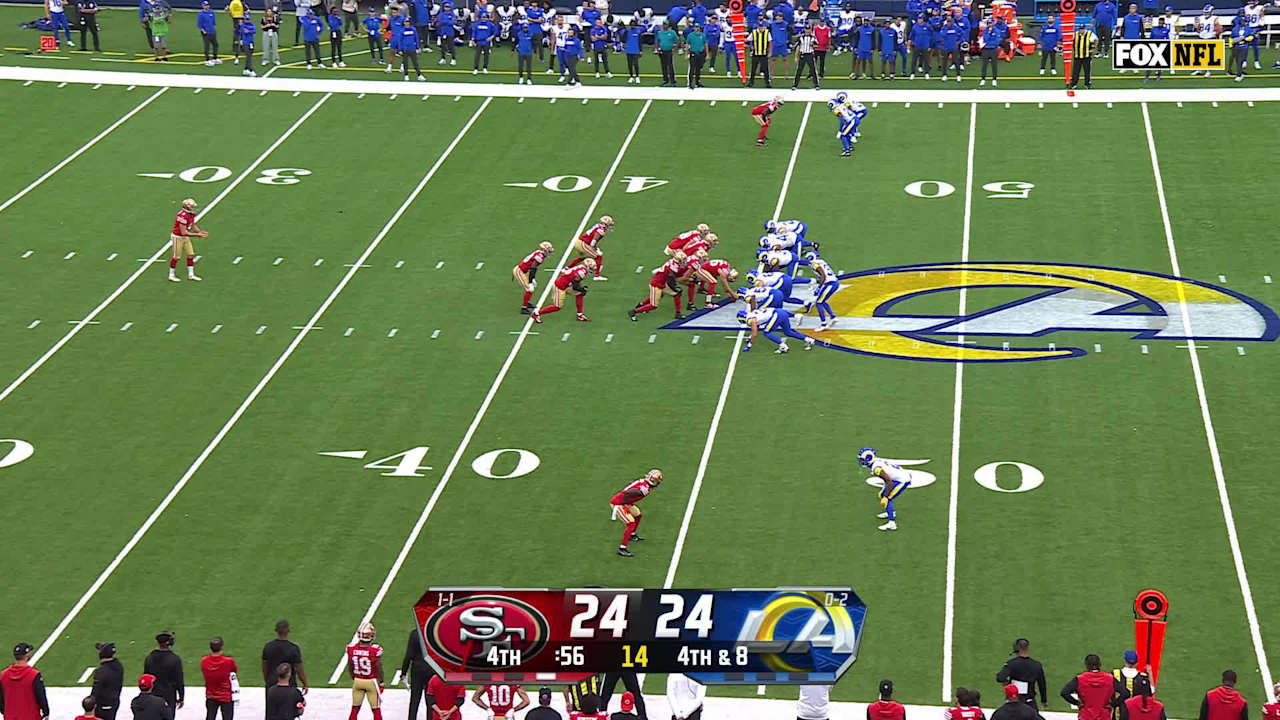 Los Angeles Rams wide receiver Xavier Smith's 37-yard punt return puts ...