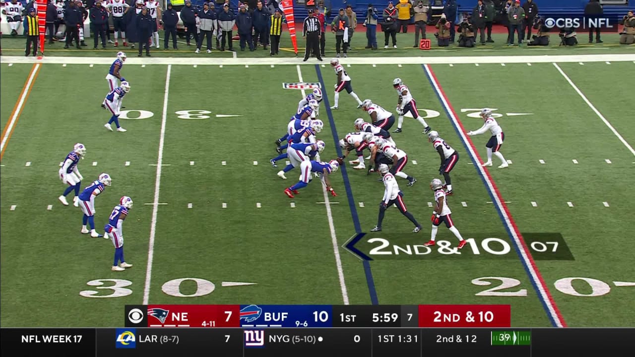 Buffalo Bills cornerback Christian Benford rips ball from New England ...