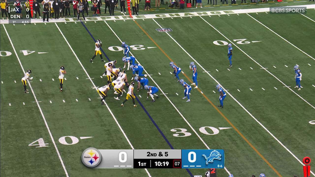 Detroit Lions edge rusher Aidan Hutchinson takes down Pittsburgh ...