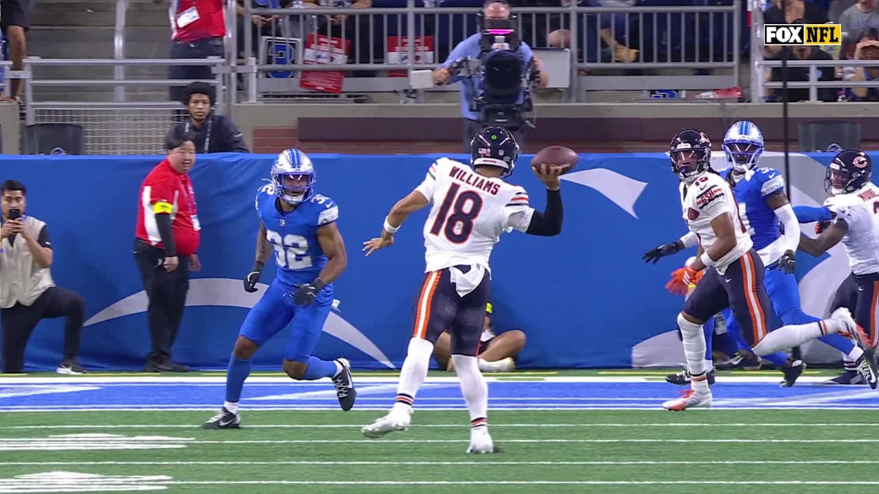 Chicago Bears quarterback Caleb Williams' second TD connection with ...