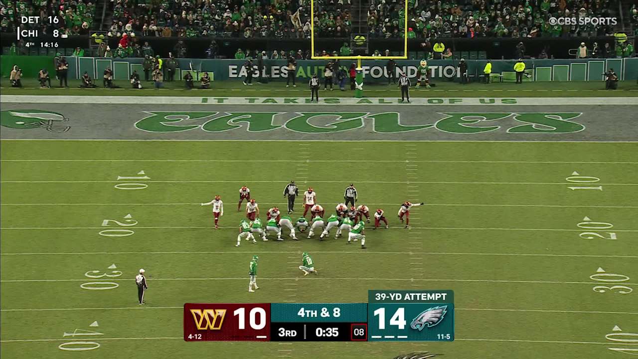 Philadelphia Eagles kicker Jake Elliott's 39-yard field goal boosts ...