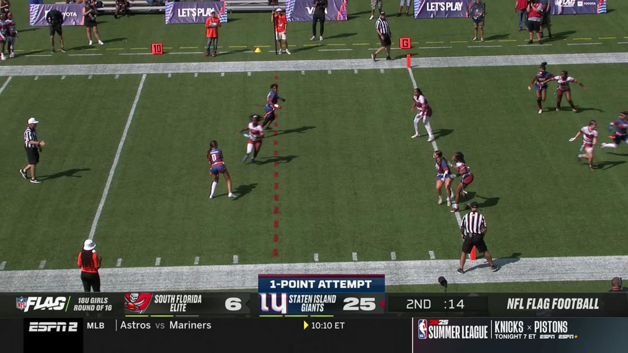 Staten Island Giants receiver Mary Wigren secures one-point conversion ...