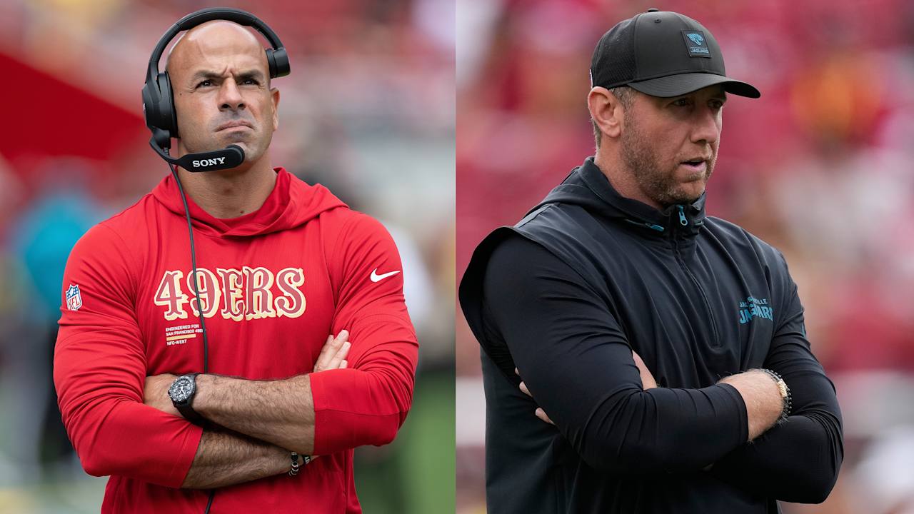 49ers' Robert Saleh on spat with Liam Coen: Legal sign-stealing was ...