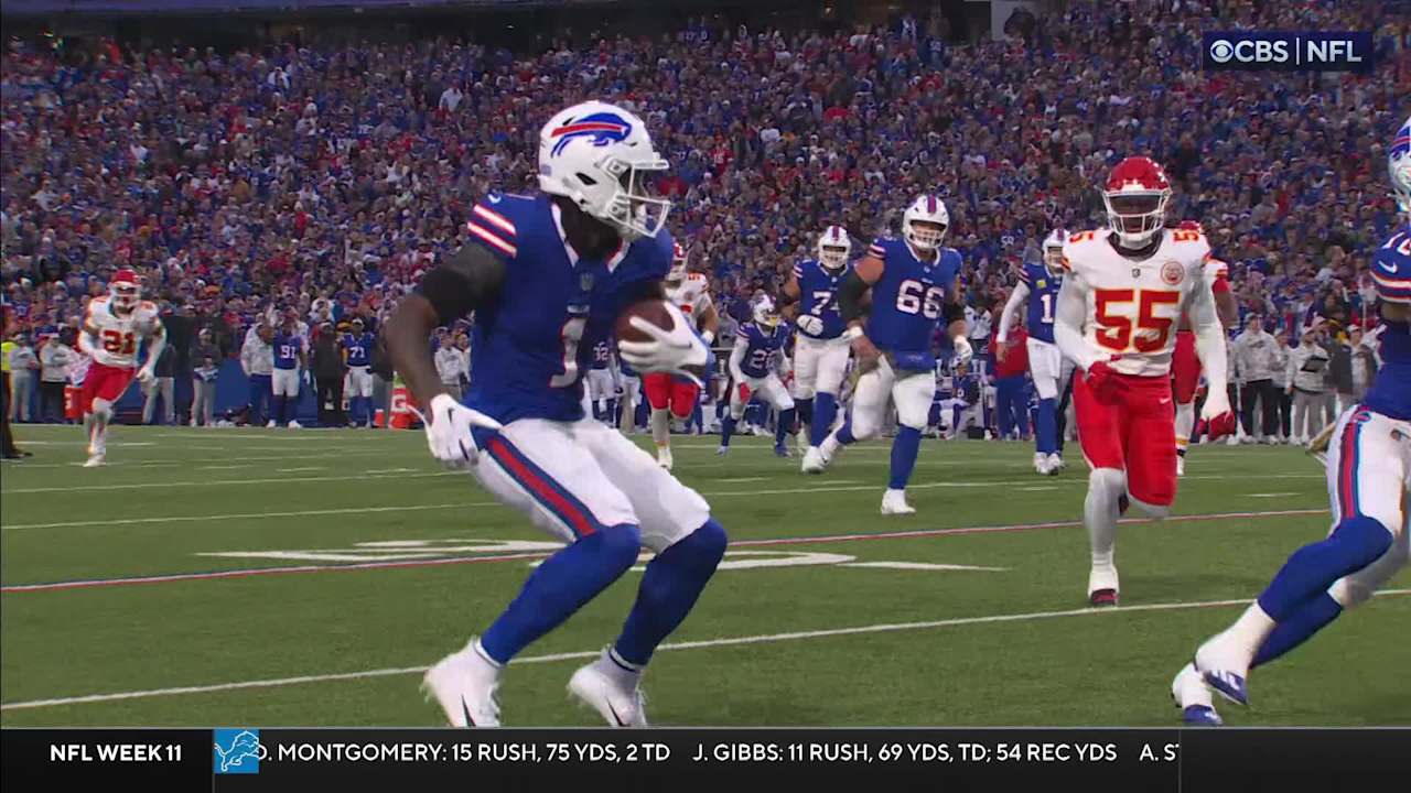 Buffalo Bills get down to Kansas City Chiefs' 3-yard line on wide ...