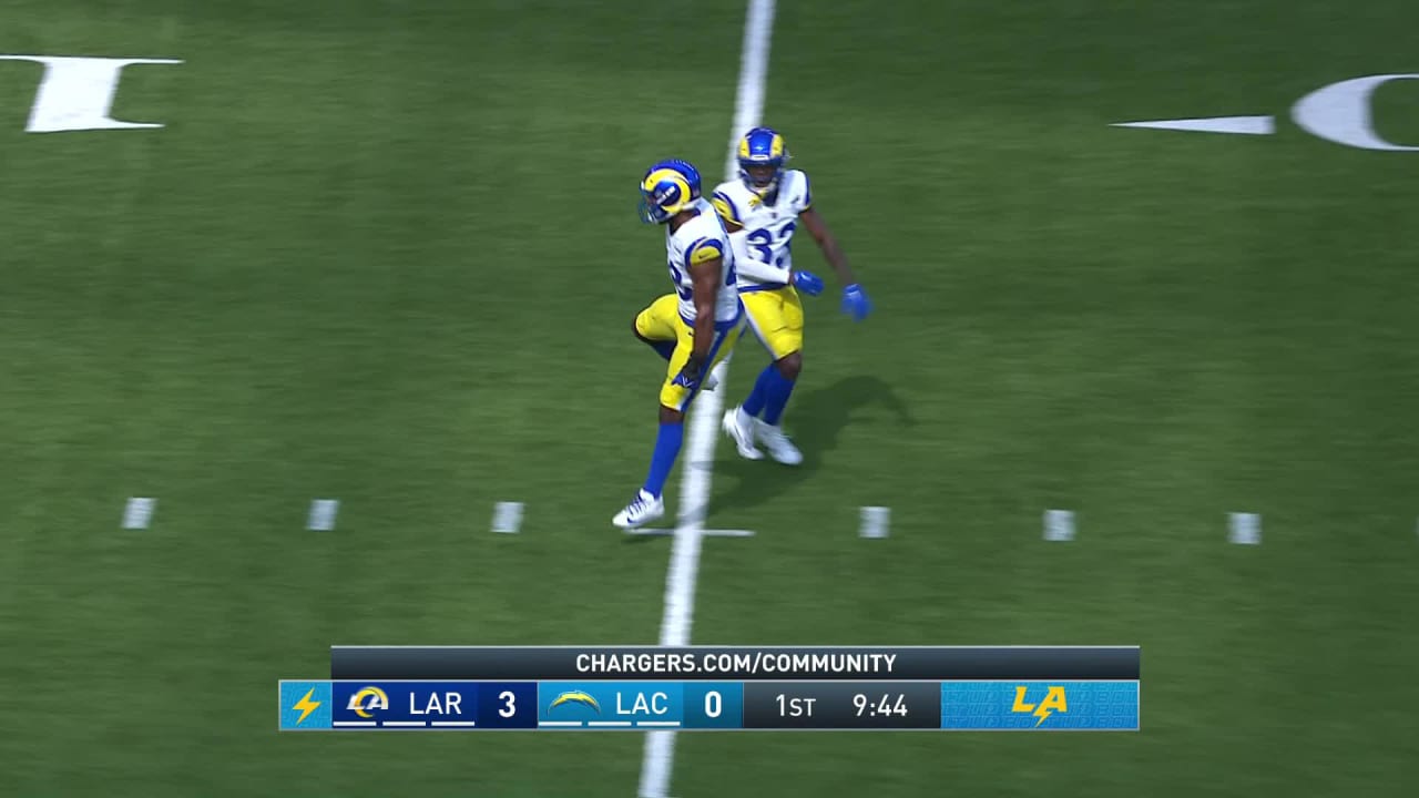 Los Angeles Rams linebacker Omar Speights makes his presence felt on ...