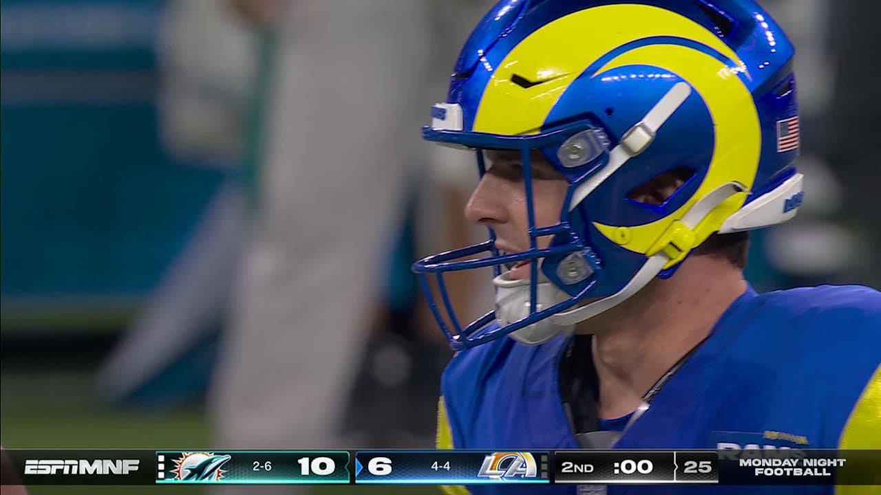 Los Angeles Rams kicker Joshua Karty's career-long 55-yard field goal ...