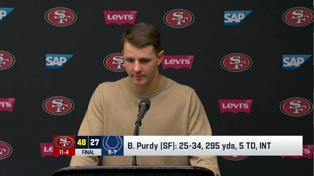 San Francisco 49ers quarterback Brock Purdy talks about the 49ers goals ...