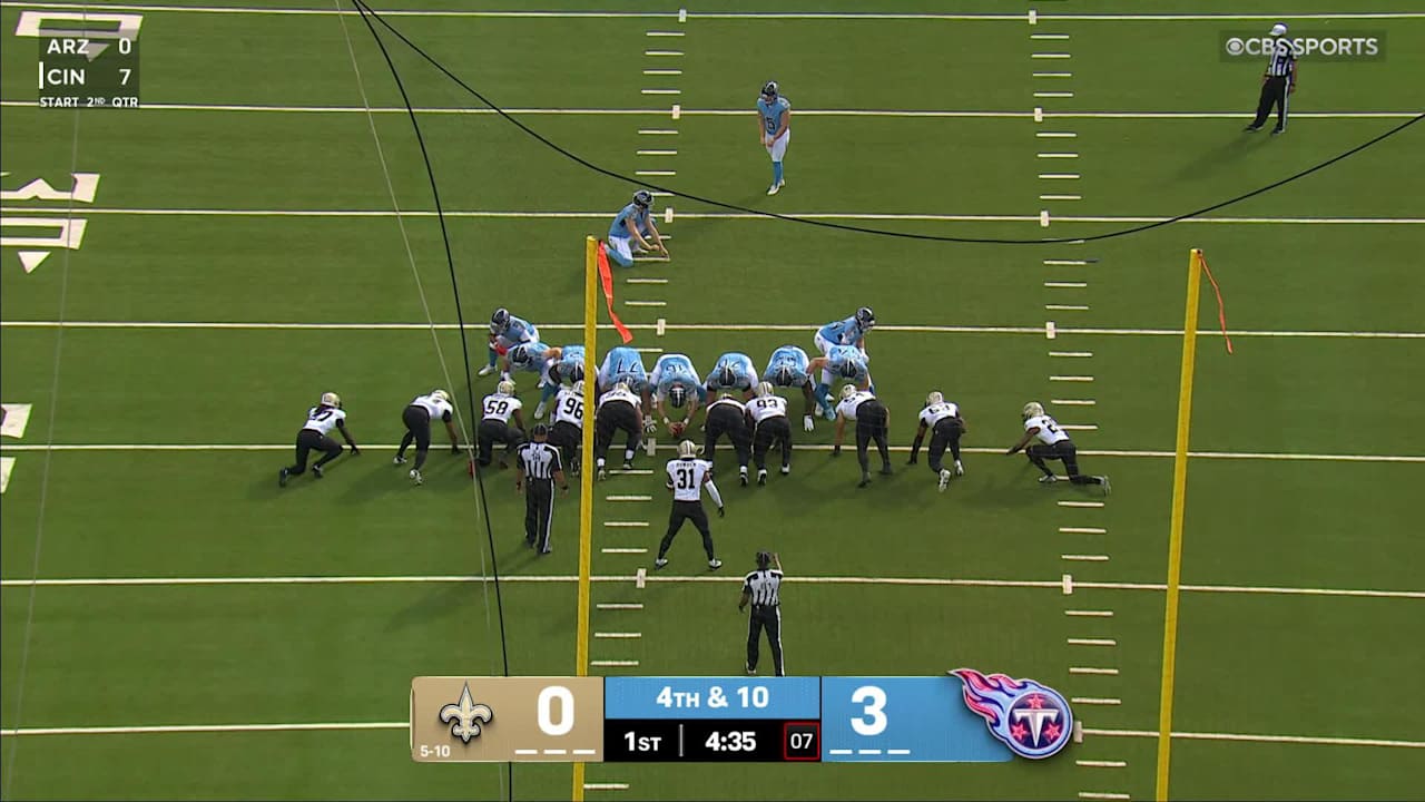 Tennessee Titans kicker Joey Slye's second field goal extends Titans ...