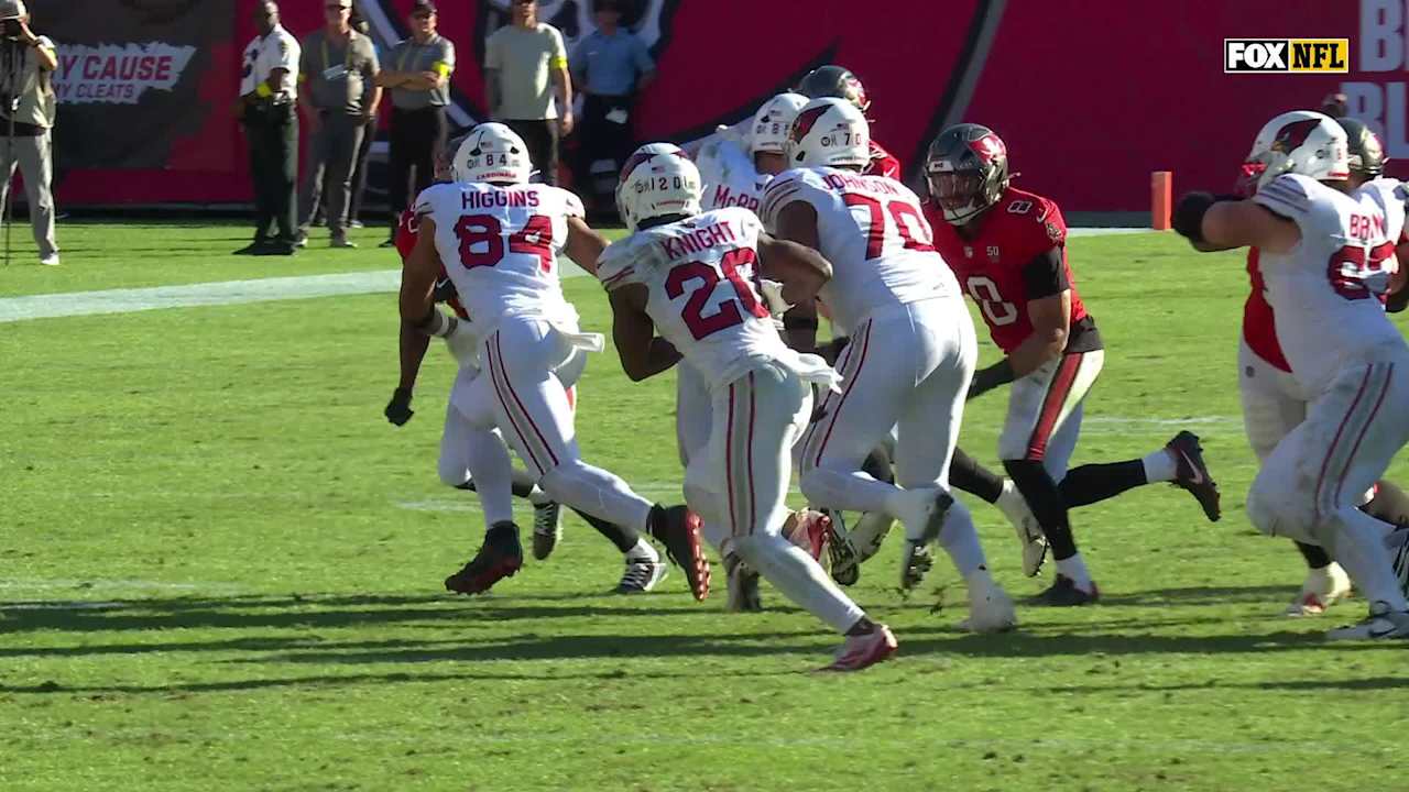 Tampa Bay Buccaneers defense halts Arizona Cardinals running back Bam ...