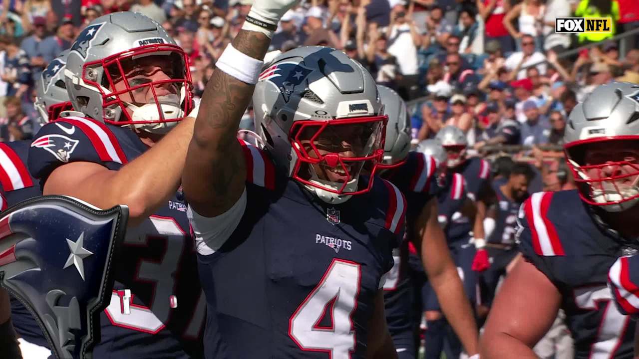 New England Patriots running back Antonio Gibson scores Patriots third ...