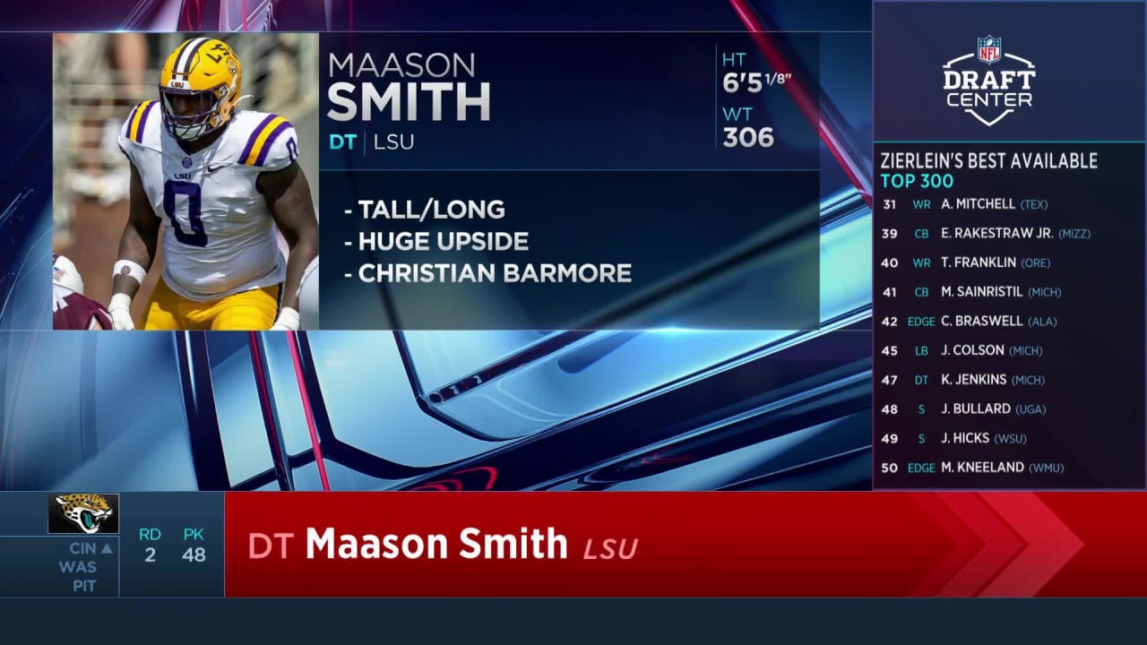 NFL Network's Bucky Brooks, Lance Zierlein break down Maason Smith ...
