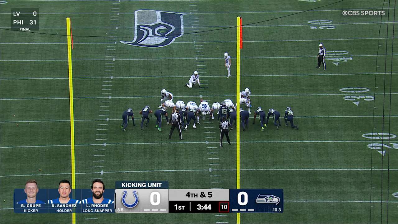 Indianapolis Colts kicker Blake Grupe's 42-yard field goal puts Colts ...
