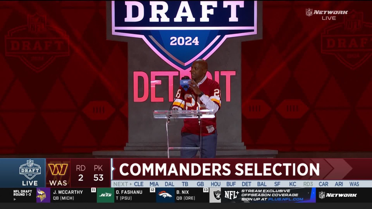 Washington Commanders select tight end Ben Sinnott with No. 53 pick in ...