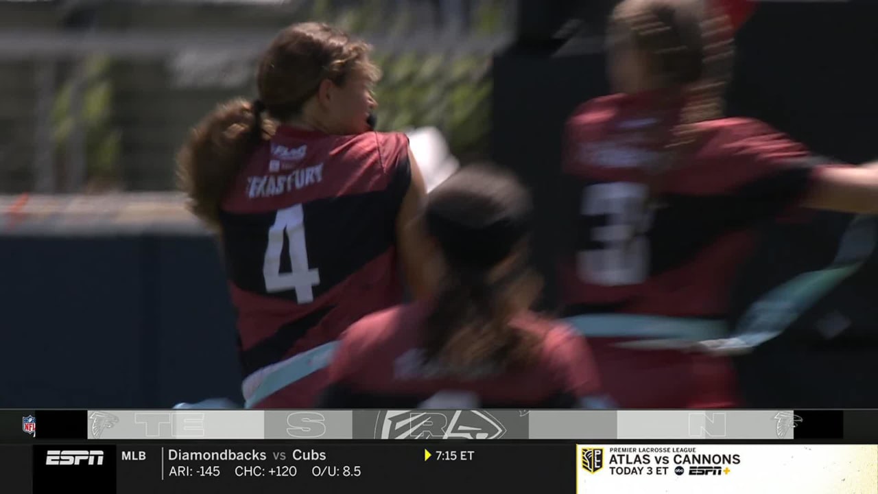 Adeline Chilek is WIDE OPEN for a TD