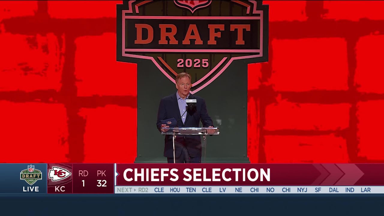 Kansas City Chiefs select offensive tackle Josh Simmons with No. 32 ...