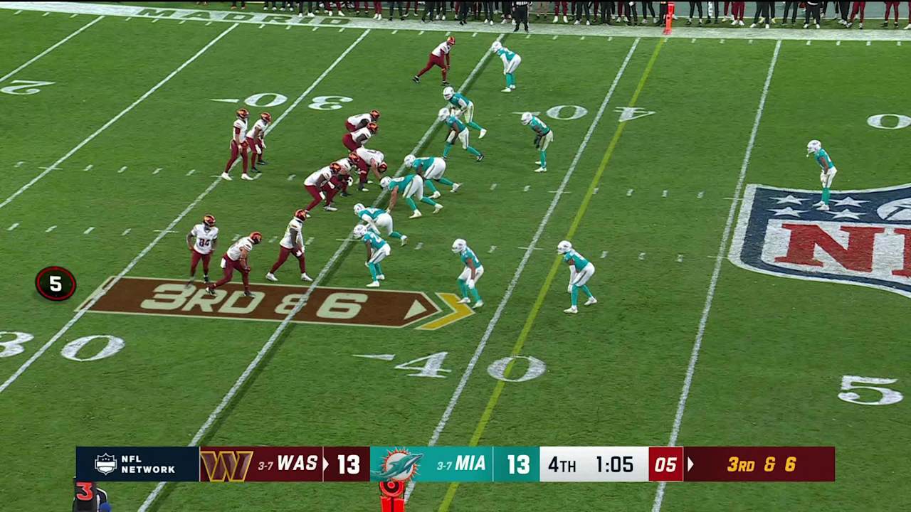 Washington Commanders wide receiver Jacoby Jones' perfect whip route ...