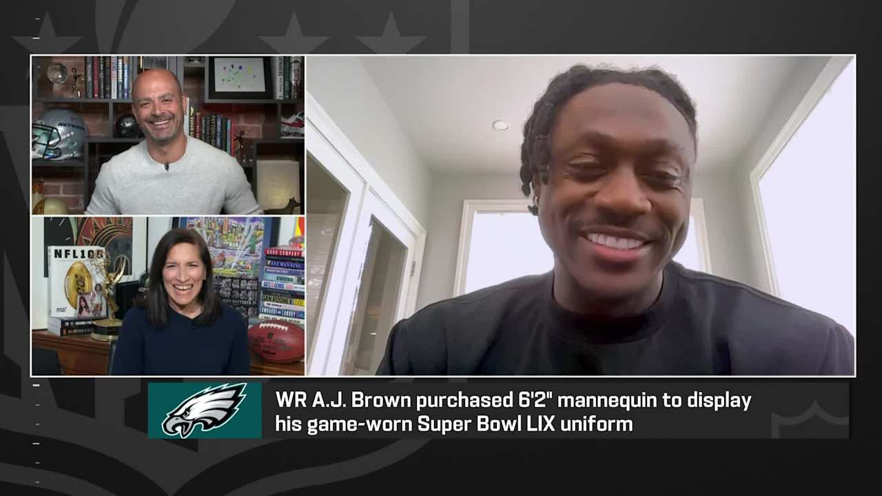 Philadelphia Eagles wide receiver A.J. Brown joins 'The Insiders' to ...