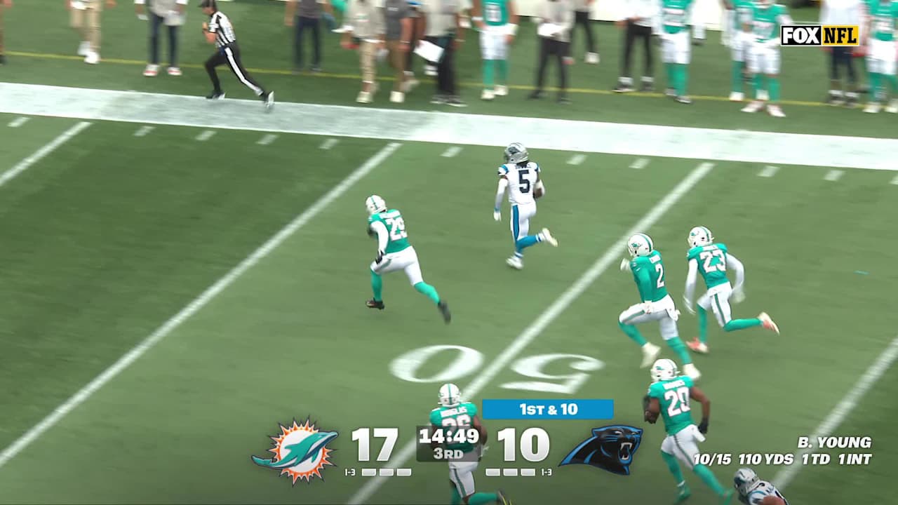 Carolina Panthers running back Rico Dowdle's best plays from 234-yard game vs. Miami Dolphins ...