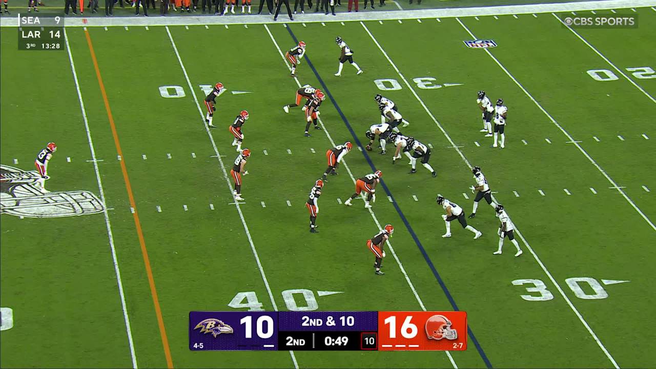 Cleveland Browns defensive end Myles Garrett notches his third sack of ...