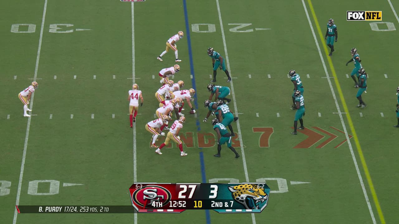 San Francisco 49ers quarterback Brock Purdy's 22-yard TD connection ...