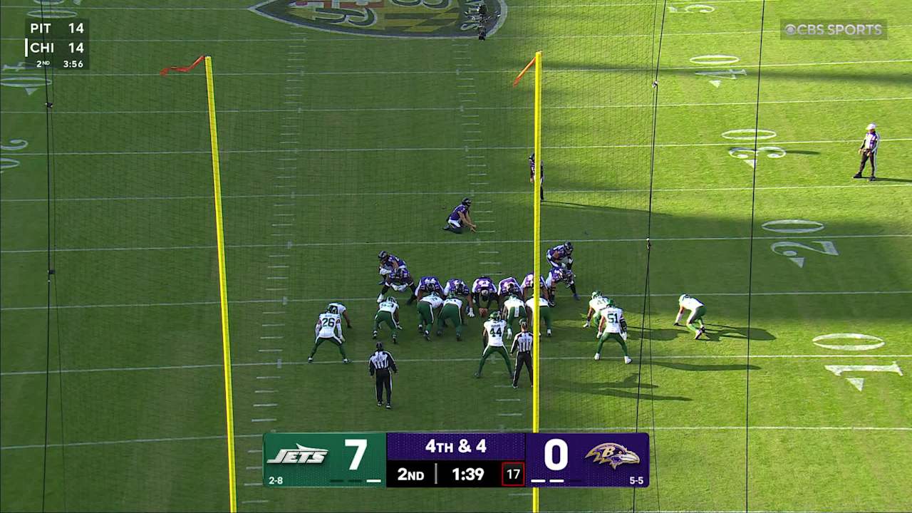 Baltimore Ravens kicker Tyler Loop's 31-yard FG gets Ravens on the board in Week 12