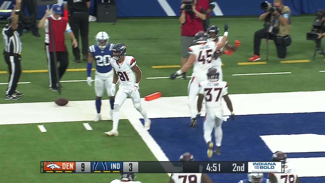 Denver Broncos Top Plays Vs Indianapolis Colts Preseason Week 1