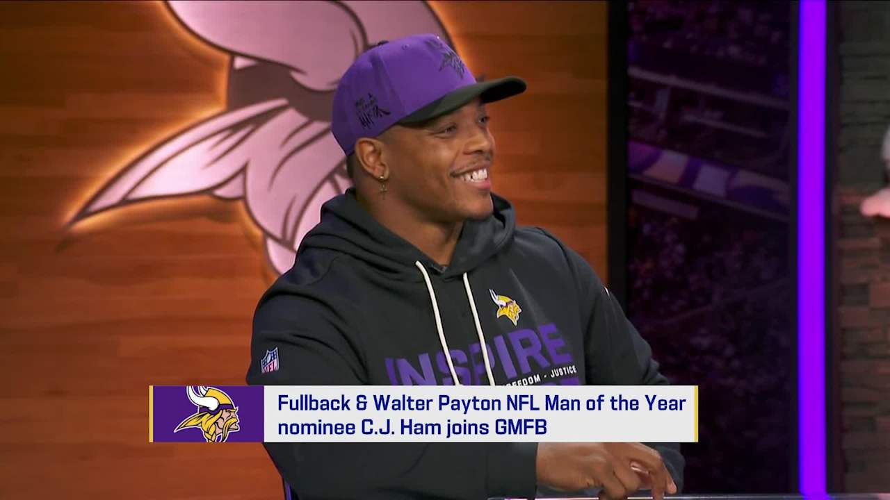 Minnesota Vikings Walter Payton Man of the Year nominee C.J. Ham joins ...