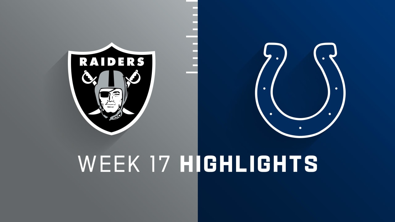 Las Vegas Raiders vs. Indianapolis Colts highlights | Week 17