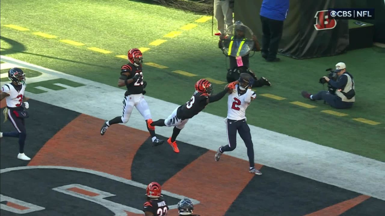 Houston Texans wide receiver Robert Woods' illegal-touching penalty ...