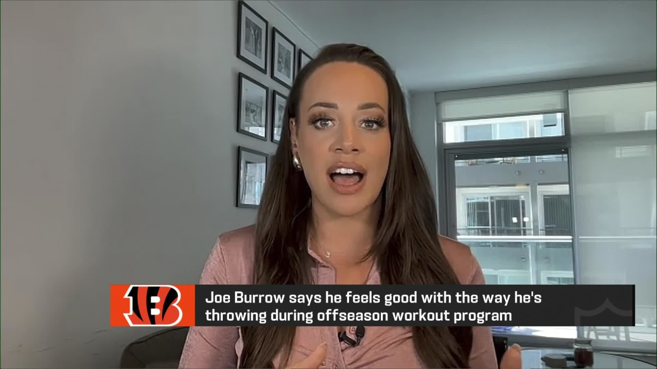 NFL Network's Bridget Condon: Cincinnati Bengals quarterback Joe Burrow ...