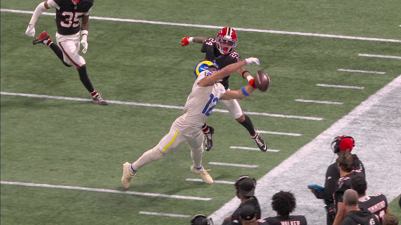 Los Angeles Rams wide receiver Puka Nacua's one-handed catch vs ...