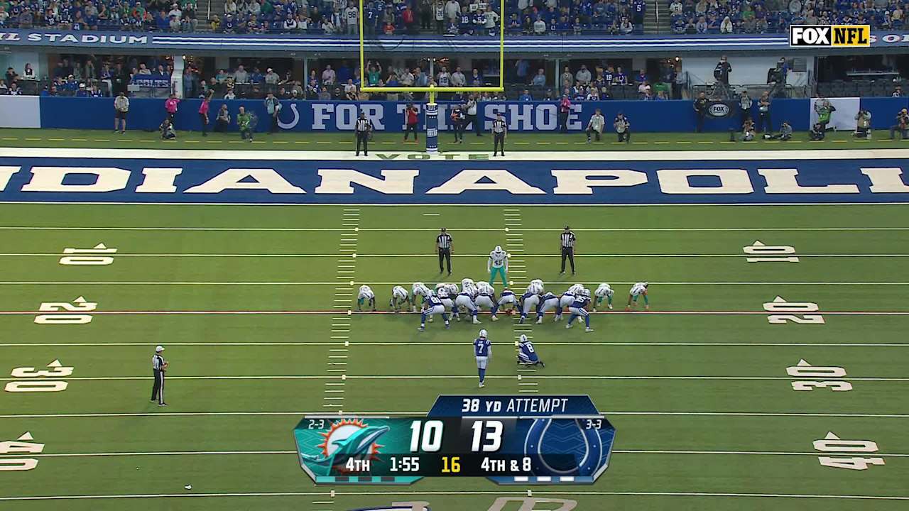 Indianapolis Colts kicker Matt Gay's 38-yard field goal gives Colts 16 ...