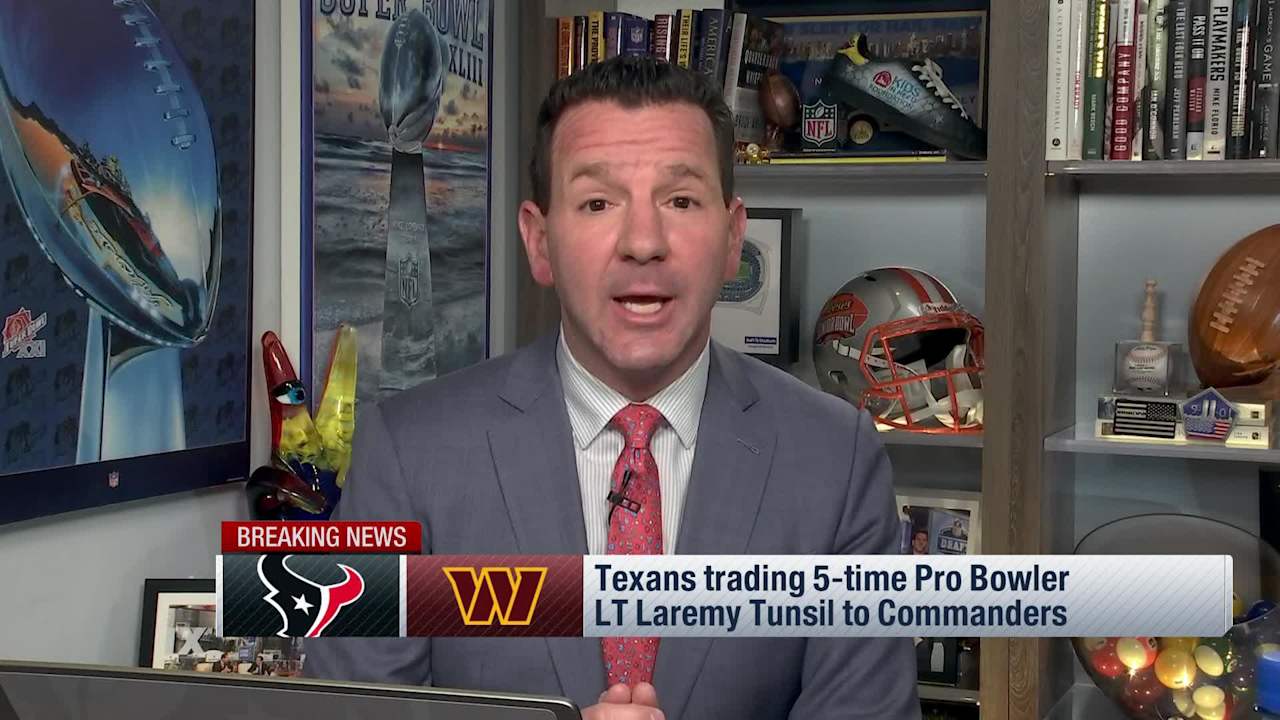 NFL Network Insider Ian Rapoport: Washington Commanders to acquire offensive left tackle Laremy ...