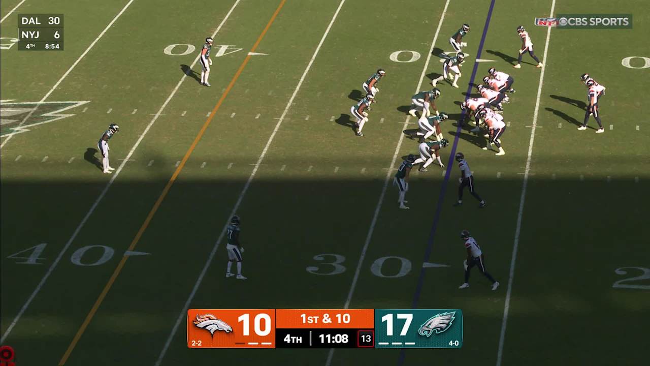 Denver Broncos tight end Evan Engram's leaping catch goes for 18-yard ...