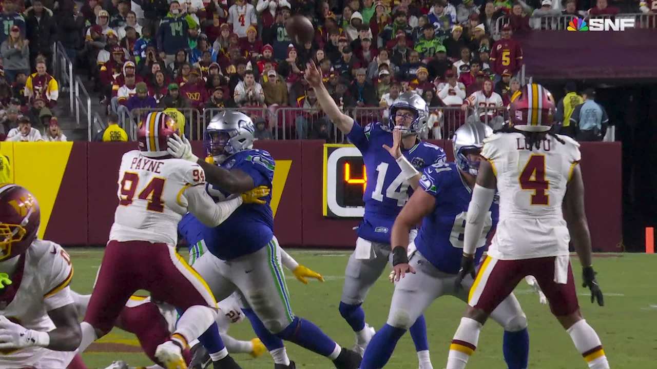 Seattle Seahawks quarterback Sam Darnold's best plays from 330-yard, 4 ...