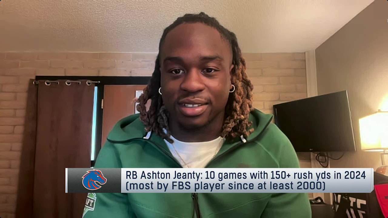 Boise State Broncos running back Ashton Jeanty joins 'Path to the Draft' just over 24 hours ...