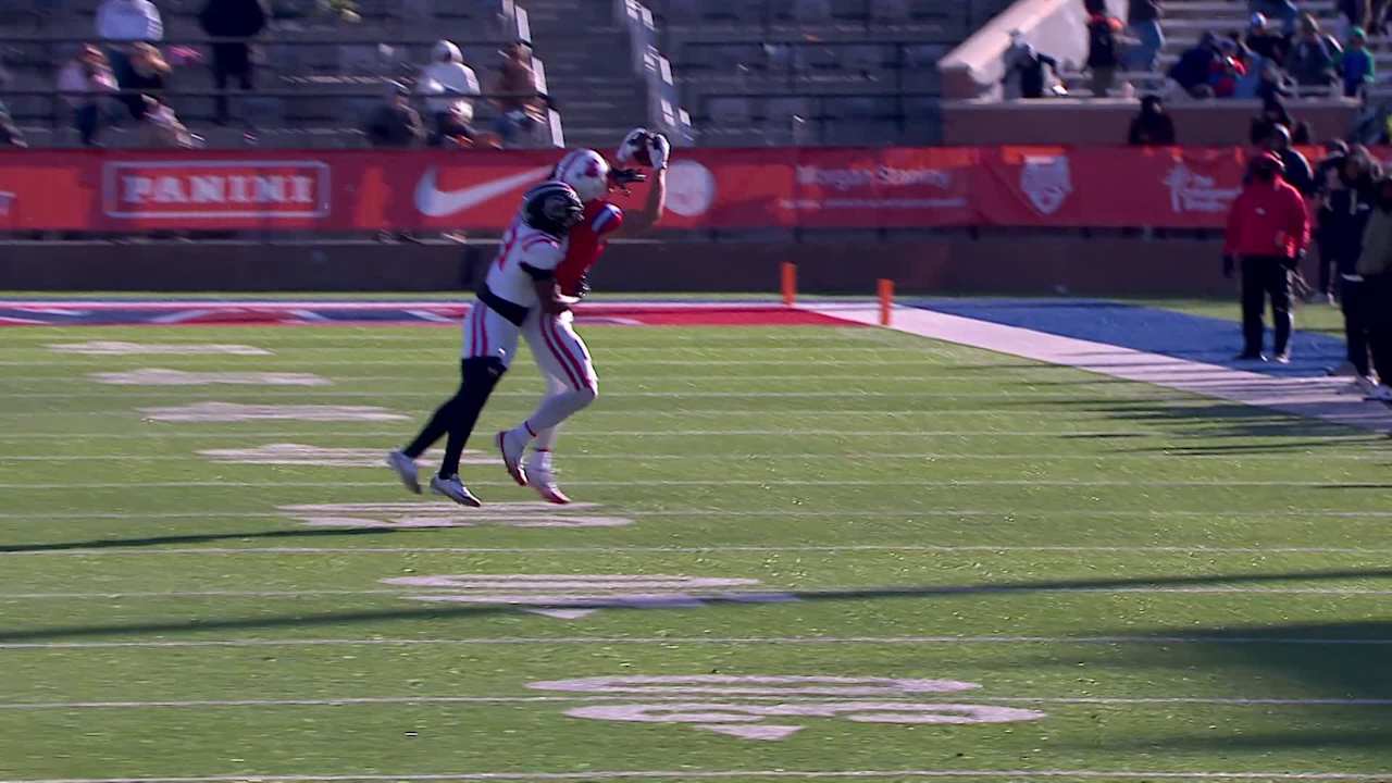 SMU tight end Matthew Hibner hauls in contested catch from Baylor ...