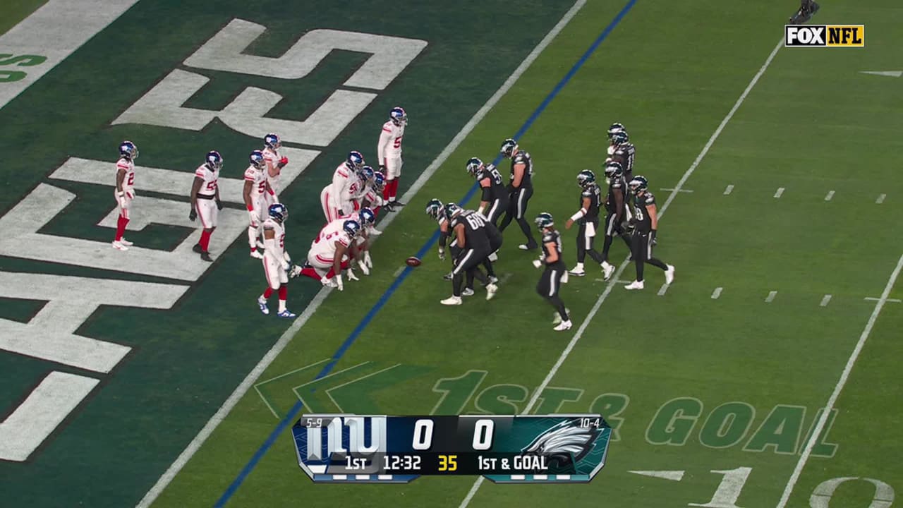 Philadelphia Eagles' 'Brotherly Shove' yields quarterback Jalen Hurts' 15th TD run of '23