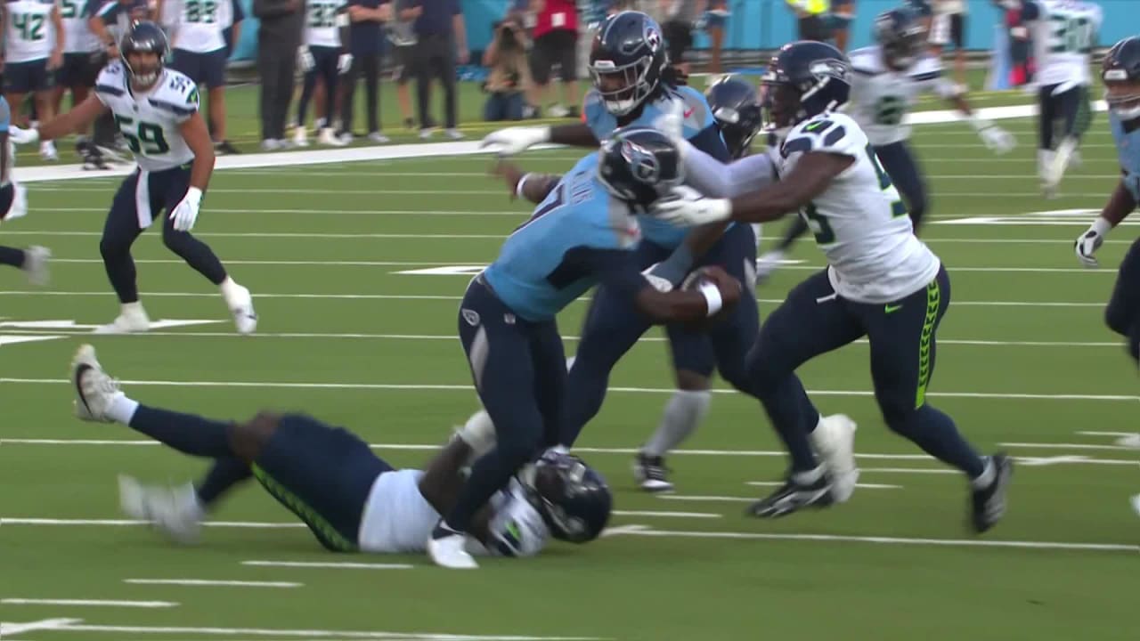 Seattle Seahawks' defense swarms Tennessee Titans quarterback Malik ...