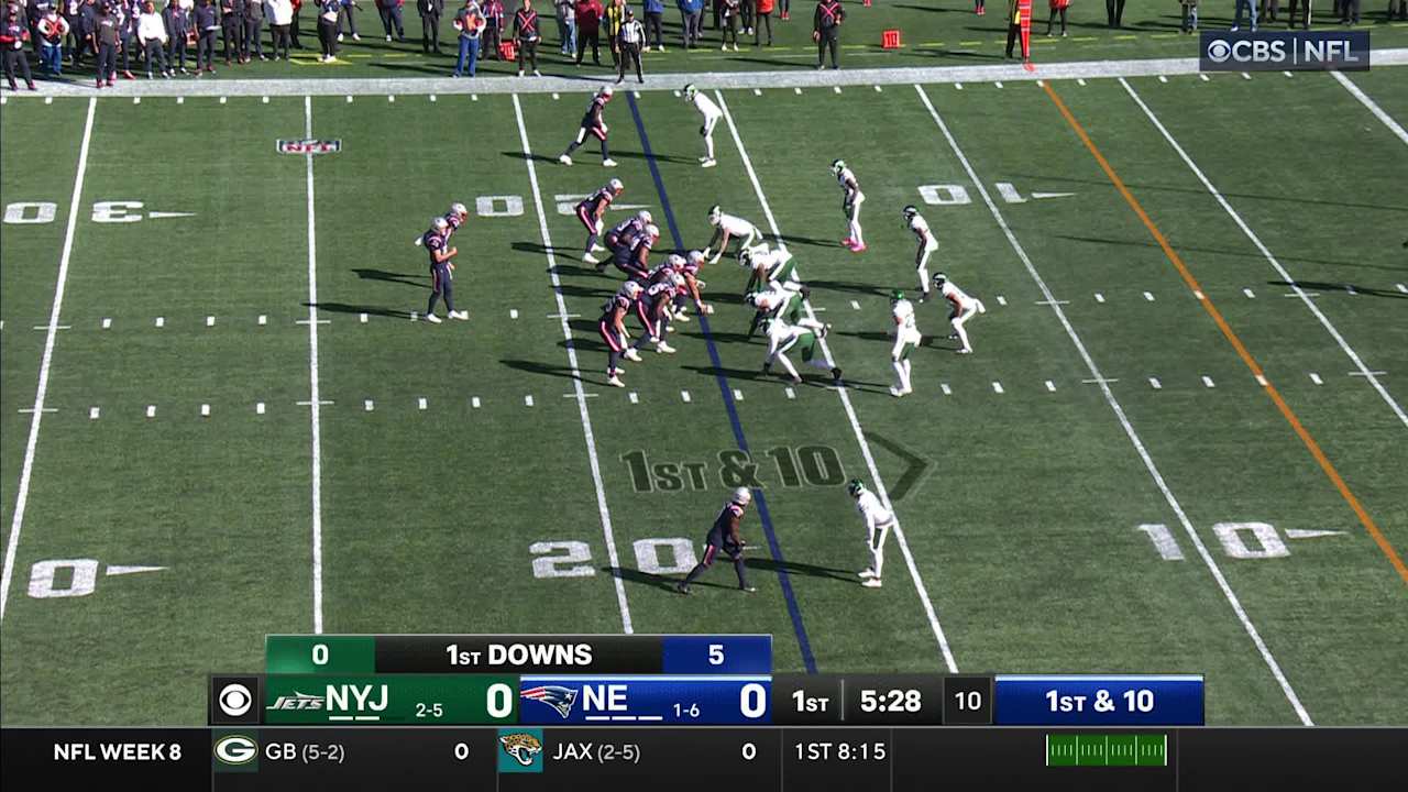 New England Patriots quarterback Drake Maye smashes his accelerator on ...