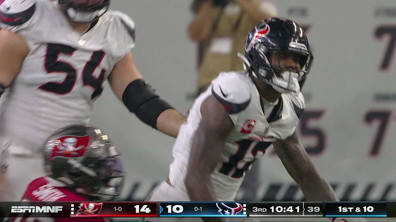 Houston Texans wide receiver Nico Collins' second catch of game goes ...