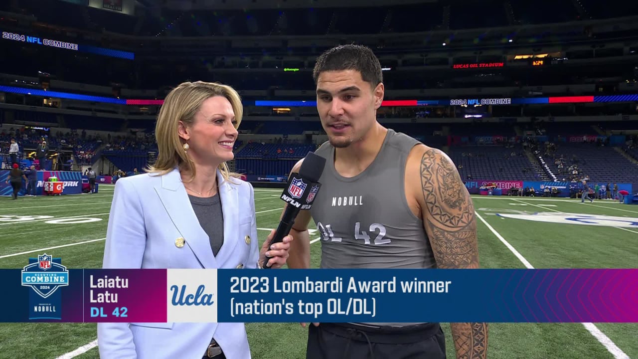 UCLA Bruins EDGE rusher Laiatu Latu assesses his performance at 2024 NFL Scouting Combine