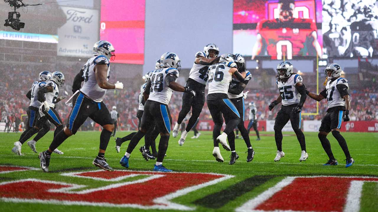 Panthers clinch NFC South thanks to Falcons' win over Saints
