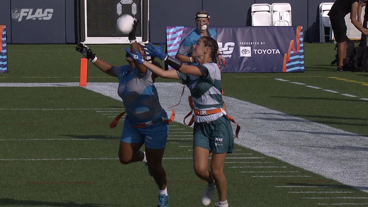 Athena Warriors defender Amani Keys breaks up a would-be touchdown for a game-saving PBU