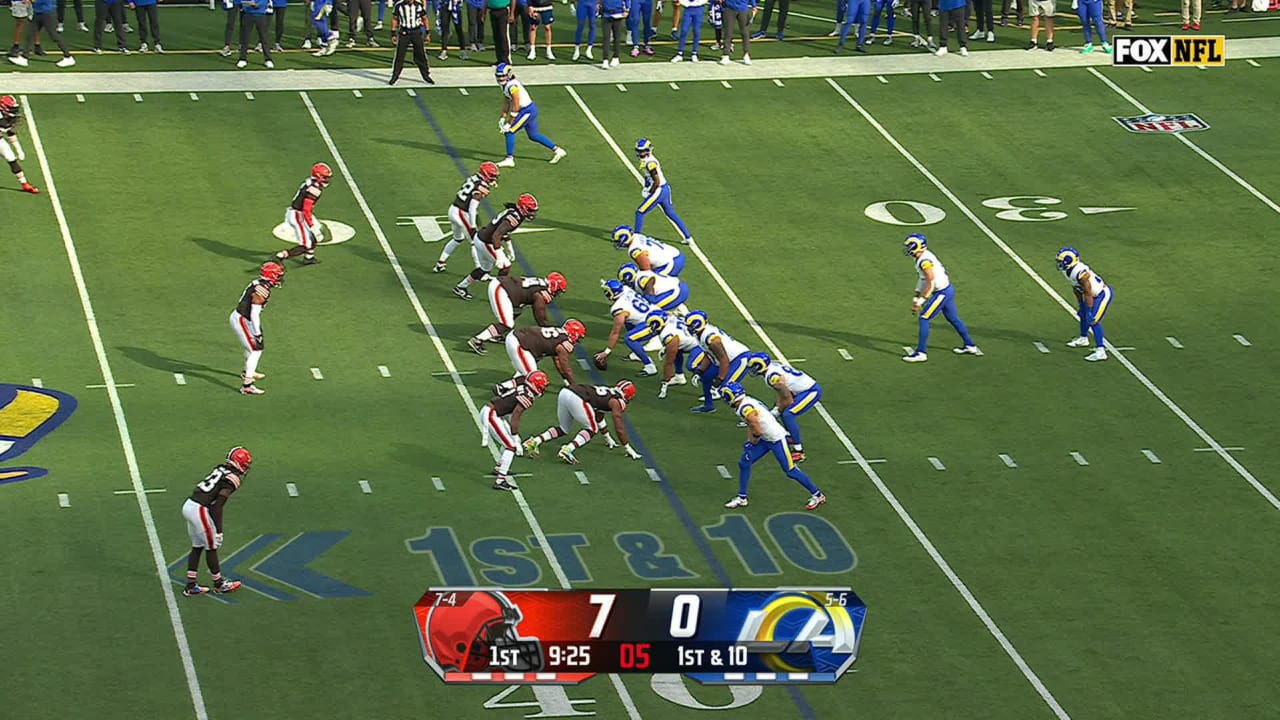 Los Angeles Rams rookie wide receiver Puka Nacua's first catch of game goes for first-down gain ...