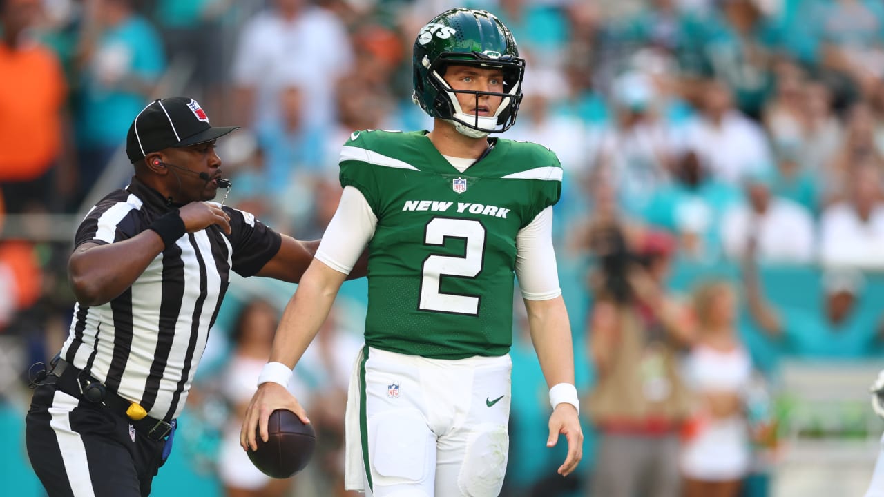 Zach Wilson ruled out with concussion in loss vs. Dolphins; Jets ...