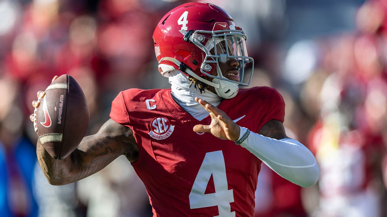 Four-round 2025 NFL mock draft: Raiders pounce on explosive quarterback Jalen Milroe in third round