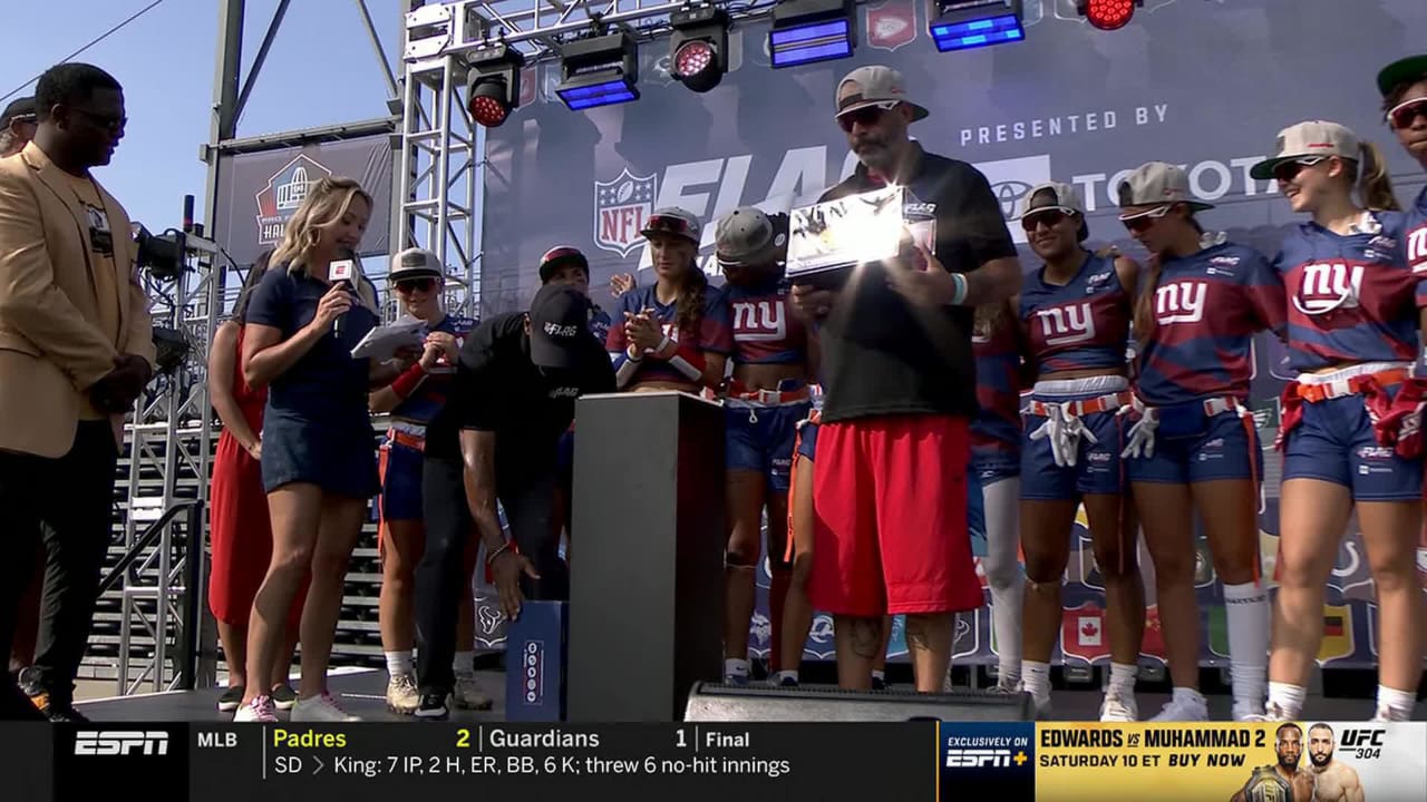 Staton Island Giants quarterback Valentina Fanetti is awarded MVP of ...