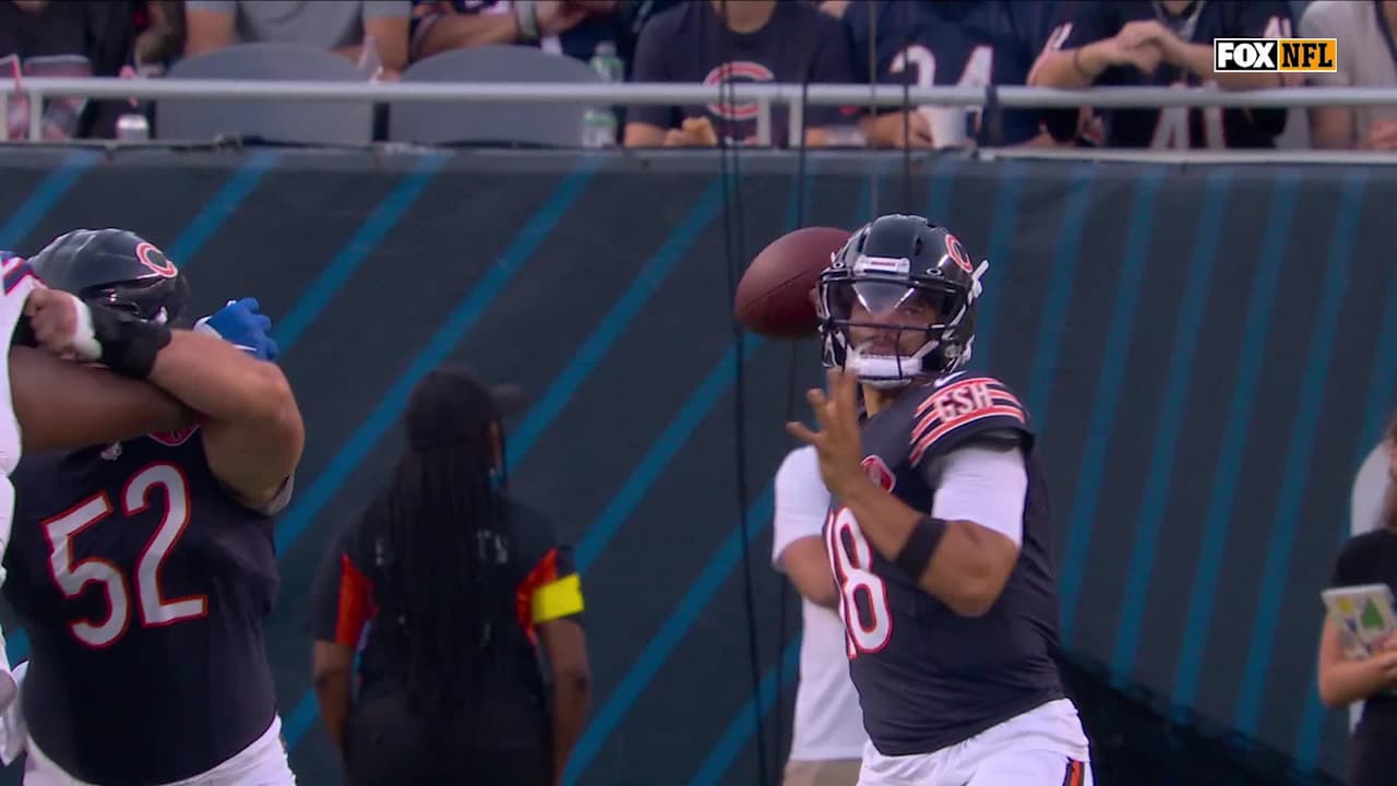 Every completion from Chicago Bears quarterback Caleb Williams' debut ...